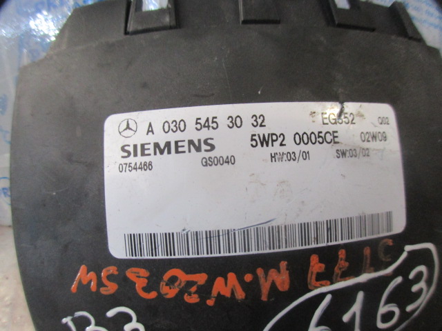 Modulo MERCEDES W203 SW 2002 C220CDI 143CV 5P CINZA Módulo Controlo De ...